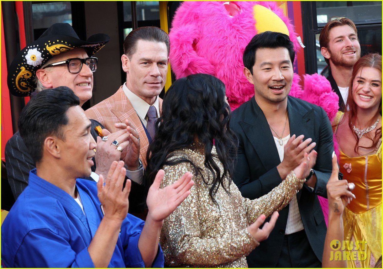 John Cena, Simu Liu, Paul Feig, & Awkwafina Take a Bus to 'Jackpot ...