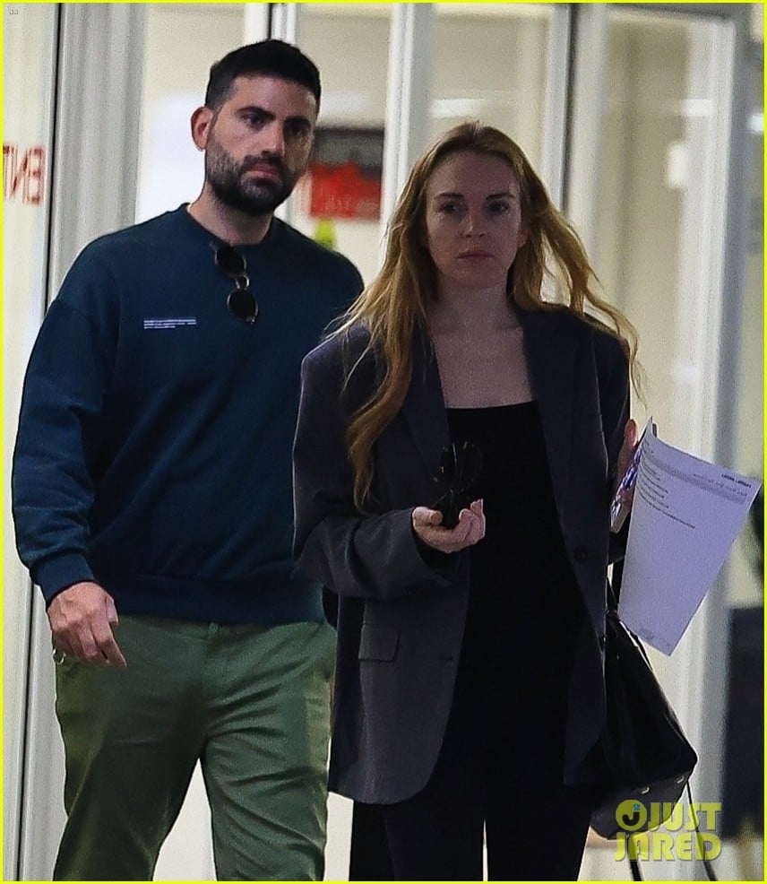 Lindsay Lohan Steps Out with Husband Bader Shammas During Day Off From ...