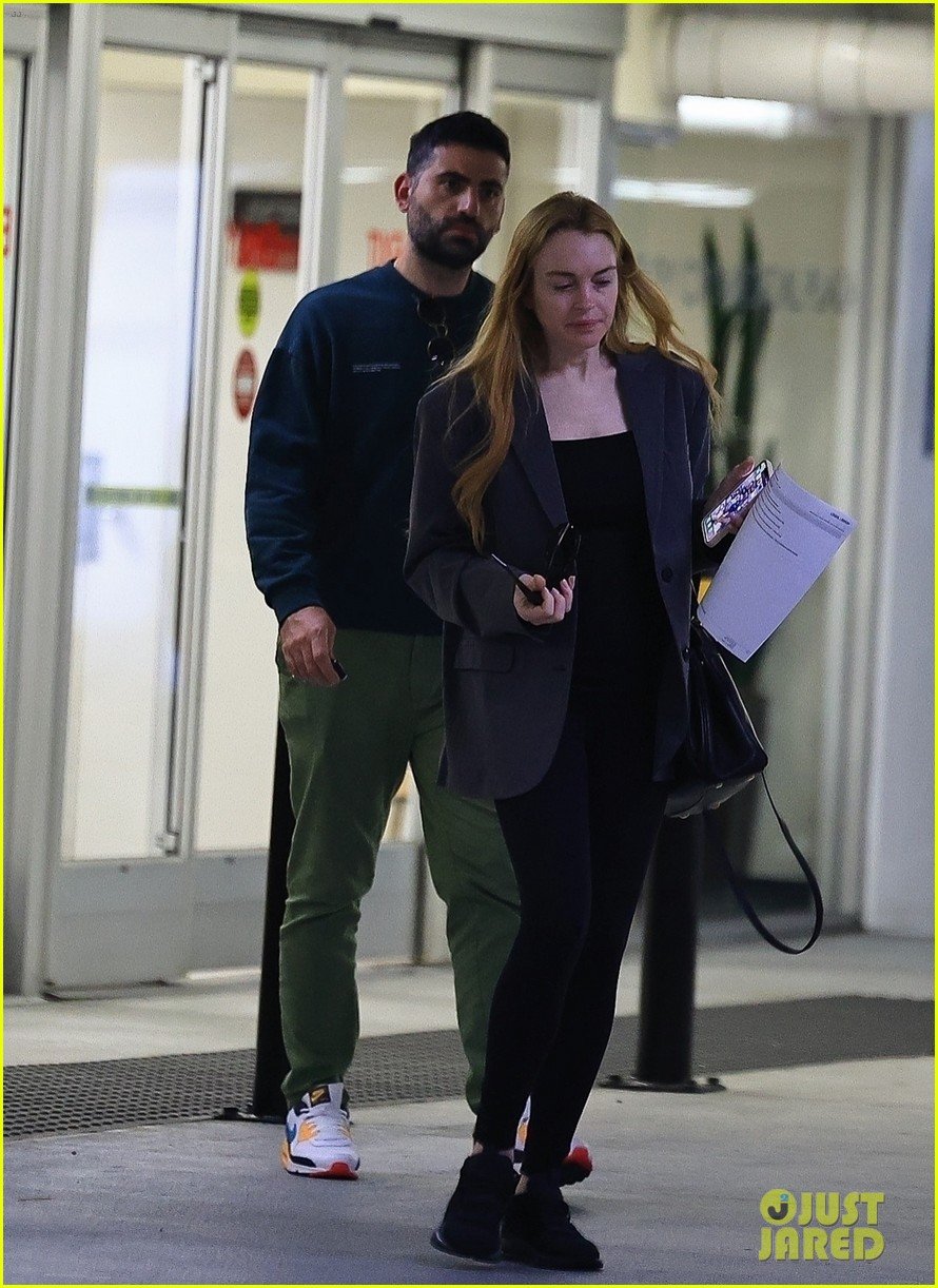 Lindsay Lohan Steps Out with Husband Bader Shammas During Day Off From ...