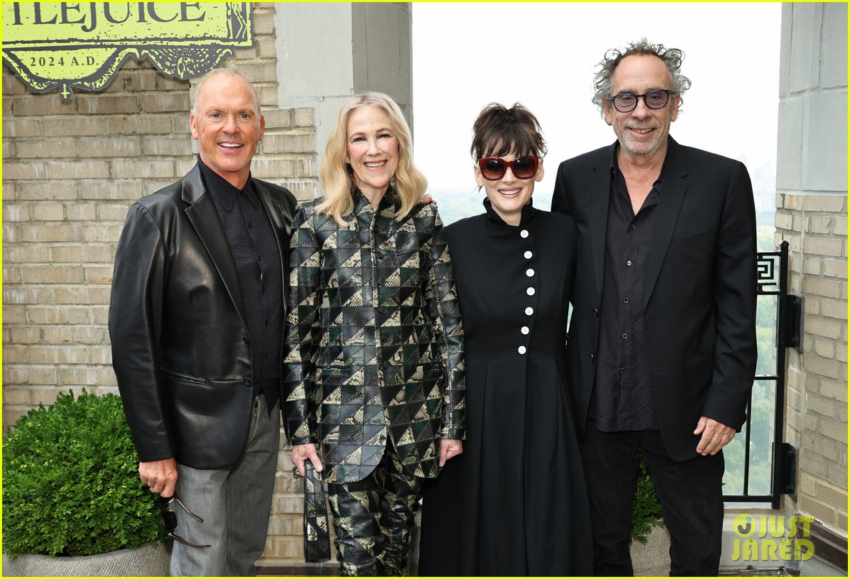 Jenna Ortega Joins Catherine O'Hara, Winona Ryder, & Monica Bellucci at 'Beetlejuice Beetlejuice ...