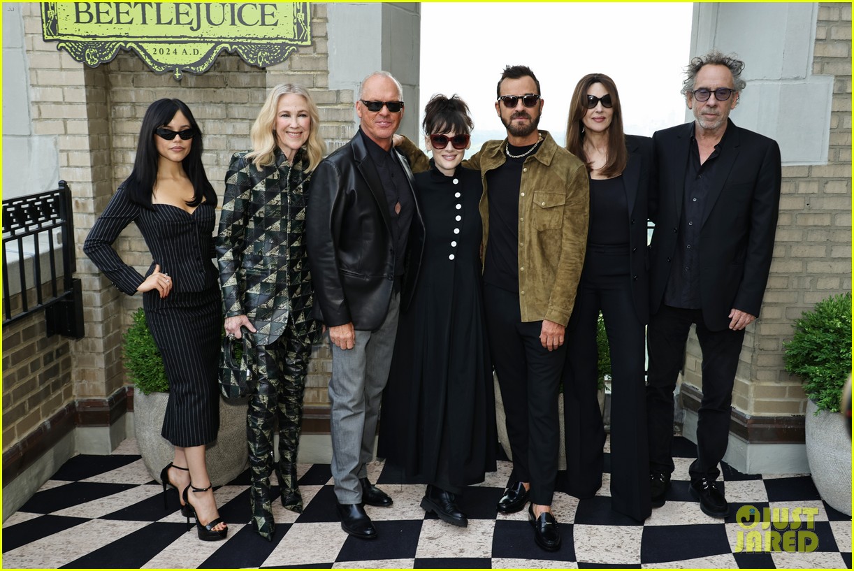 Jenna Ortega Joins Catherine O'Hara, Winona Ryder, & Monica Bellucci at 'Beetlejuice Beetlejuice ...