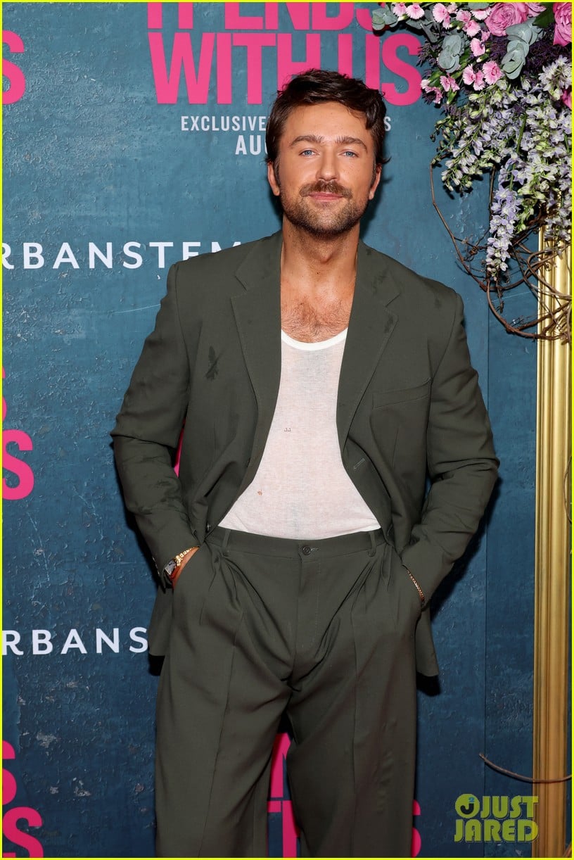 Brandon Sklenar Gets Girlfriend Courtney Salviolo's Support at 'It Ends ...