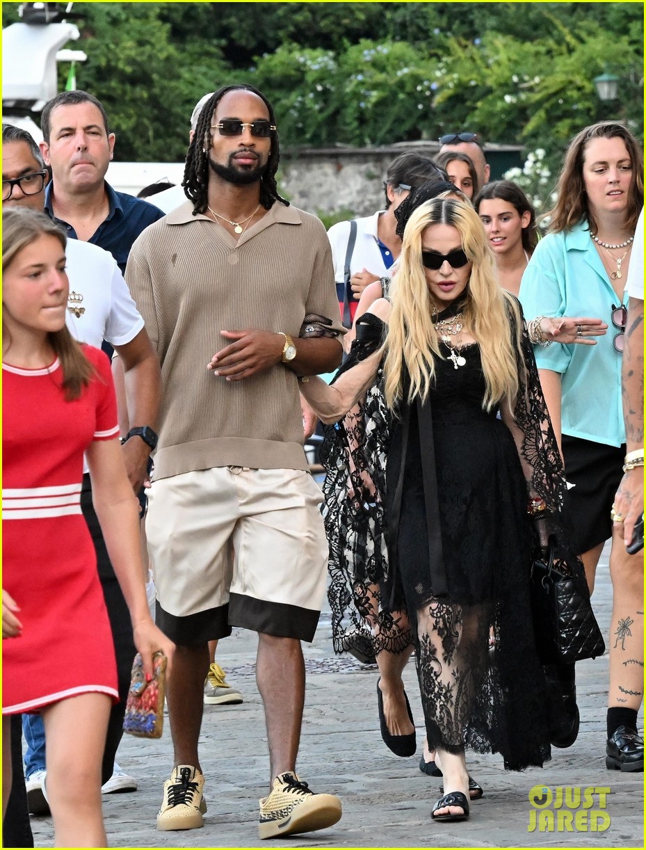Madonna Holds Hands with Rumored Boyfriend Akeem Morris During Trip to ...