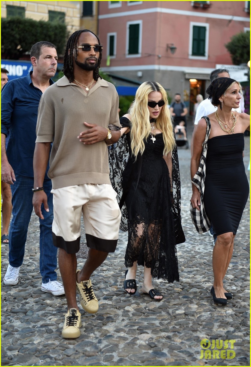 Madonna Holds Hands with Rumored Boyfriend Akeem Morris During Trip to ...