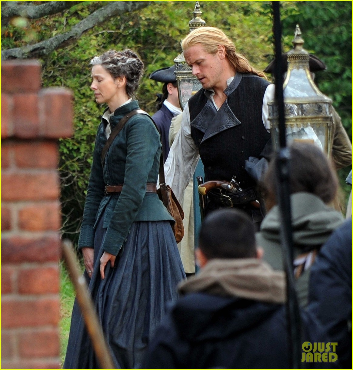 Sam Heughan & Caitriona Balfe Film Scenes for Final Season of ...