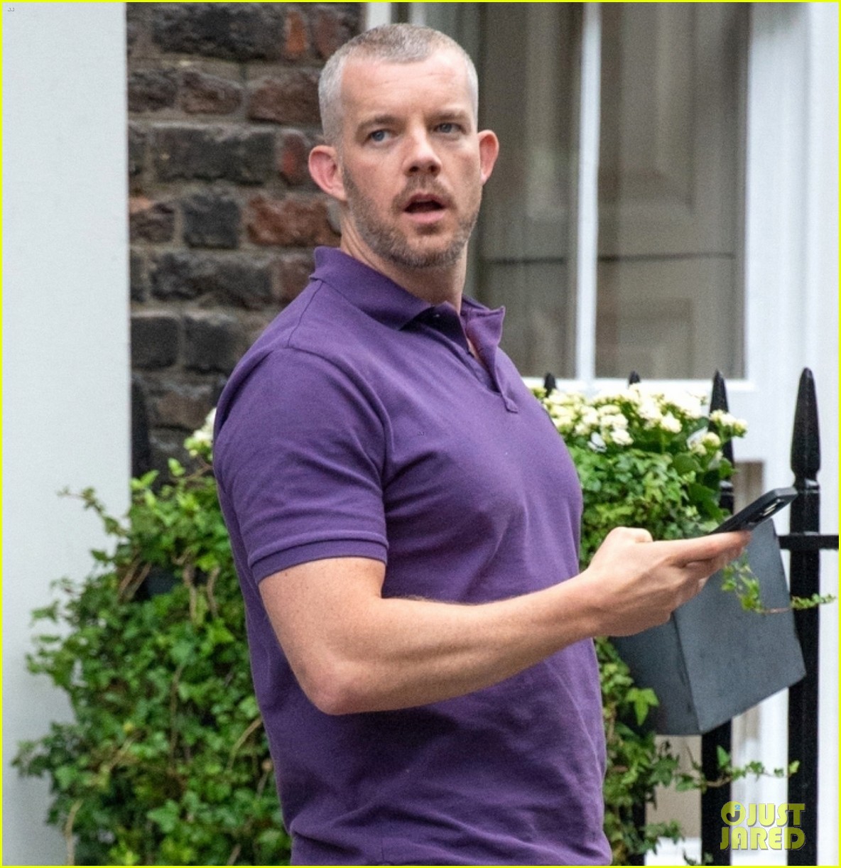 Russell Tovey Catches Up with a Friend During Day Out in London: Photo ...