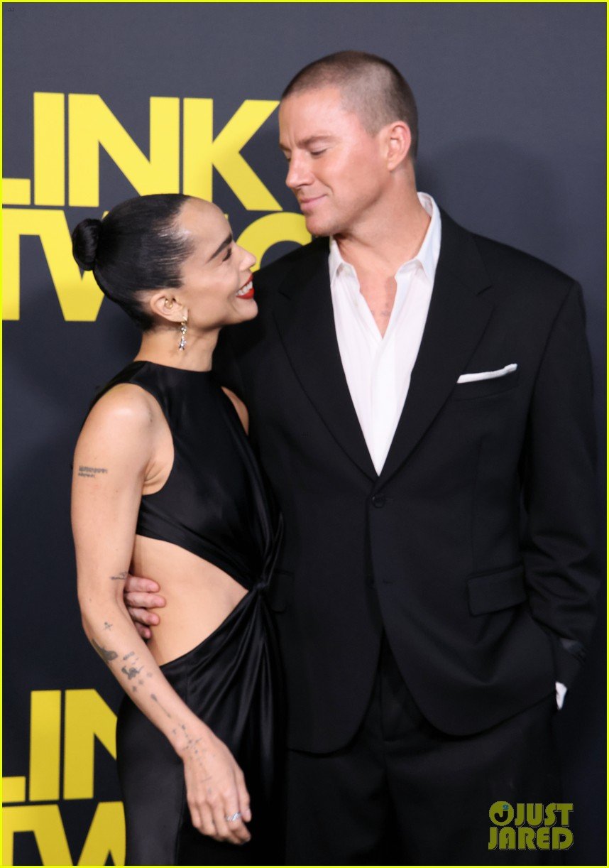 Channing Tatum & Zoe Kravitz Finally Make Red Carpet Debut at 'Blink ...