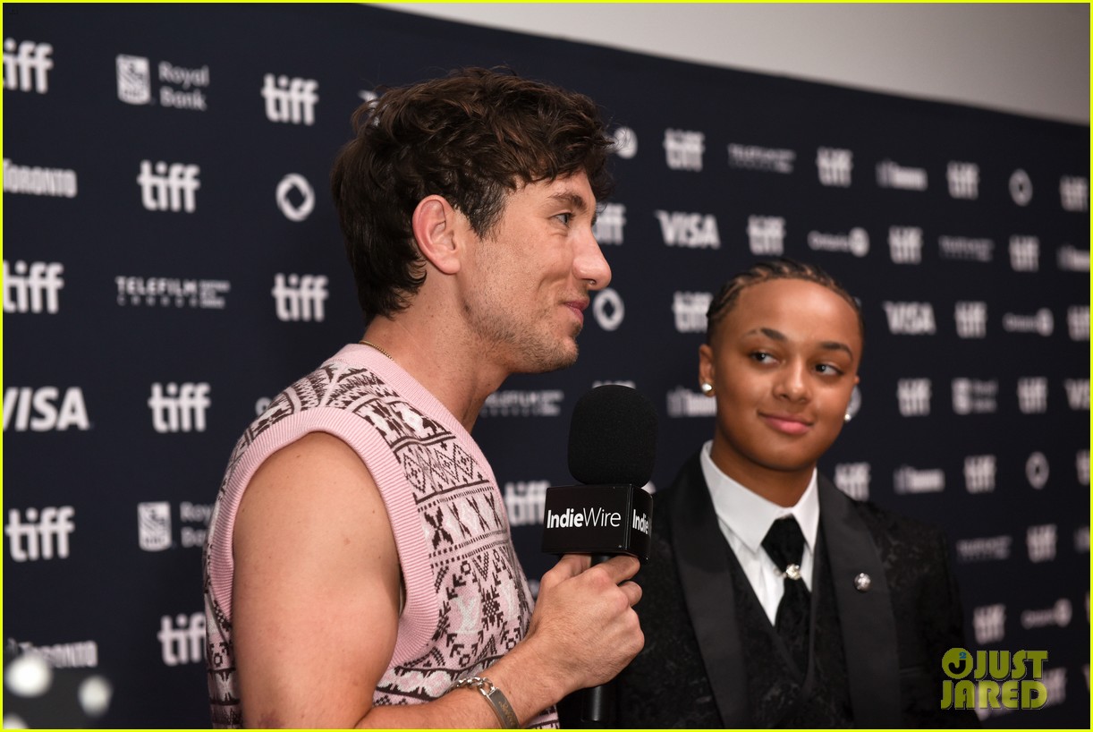 Barry Keoghan Wears Pink Sweater Vest to 'Bird' Premiere at TIFF 2024 ...