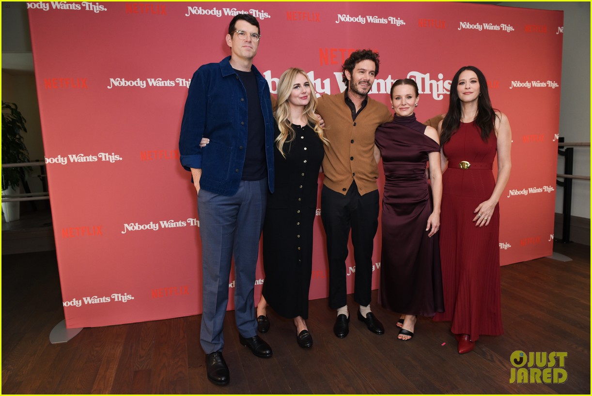 Adam Brody & Kristen Bell Step Out to Promote New Netflix Rom-Com ...