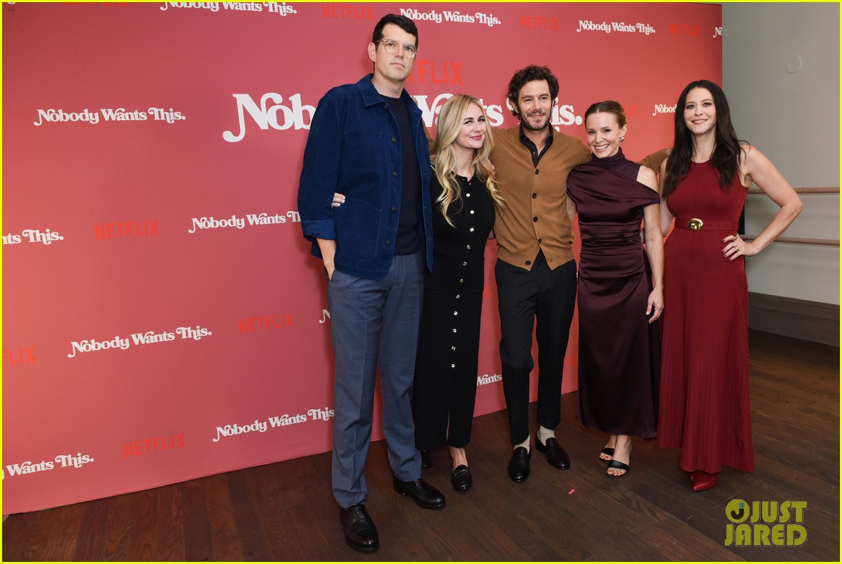 Adam Brody & Kristen Bell Step Out to Promote New Netflix Rom-Com ...