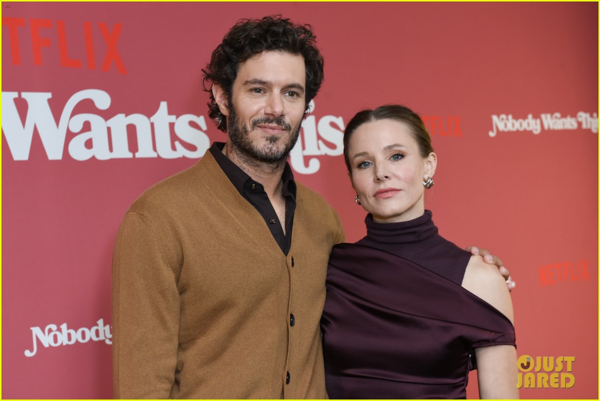 Adam Brody & Kristen Bell Step Out to Promote New Netflix Rom-Com ...