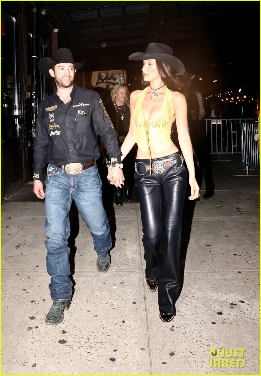 Bella Hadid & Adan Banuelos Are All Loved-Up & Cowboy Chic at Teton ...