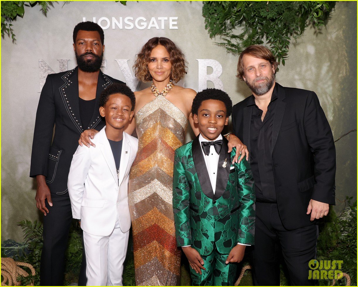 Halle Berry Joins Young Co-Stars Percy Daggs IV & Anthony B. Jenkins at ...