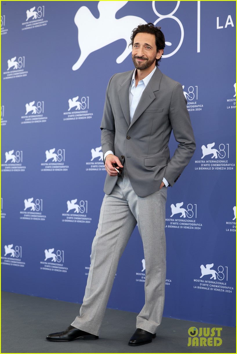 Adrien Brody & Felicity Jones Attend 'The Brutalist' Premiere at Venice ...