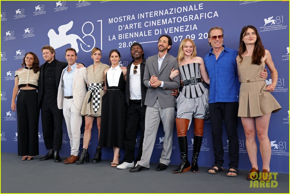 Adrien Brody & Felicity Jones Attend 'The Brutalist' Premiere at Venice Film Festival With Their ...