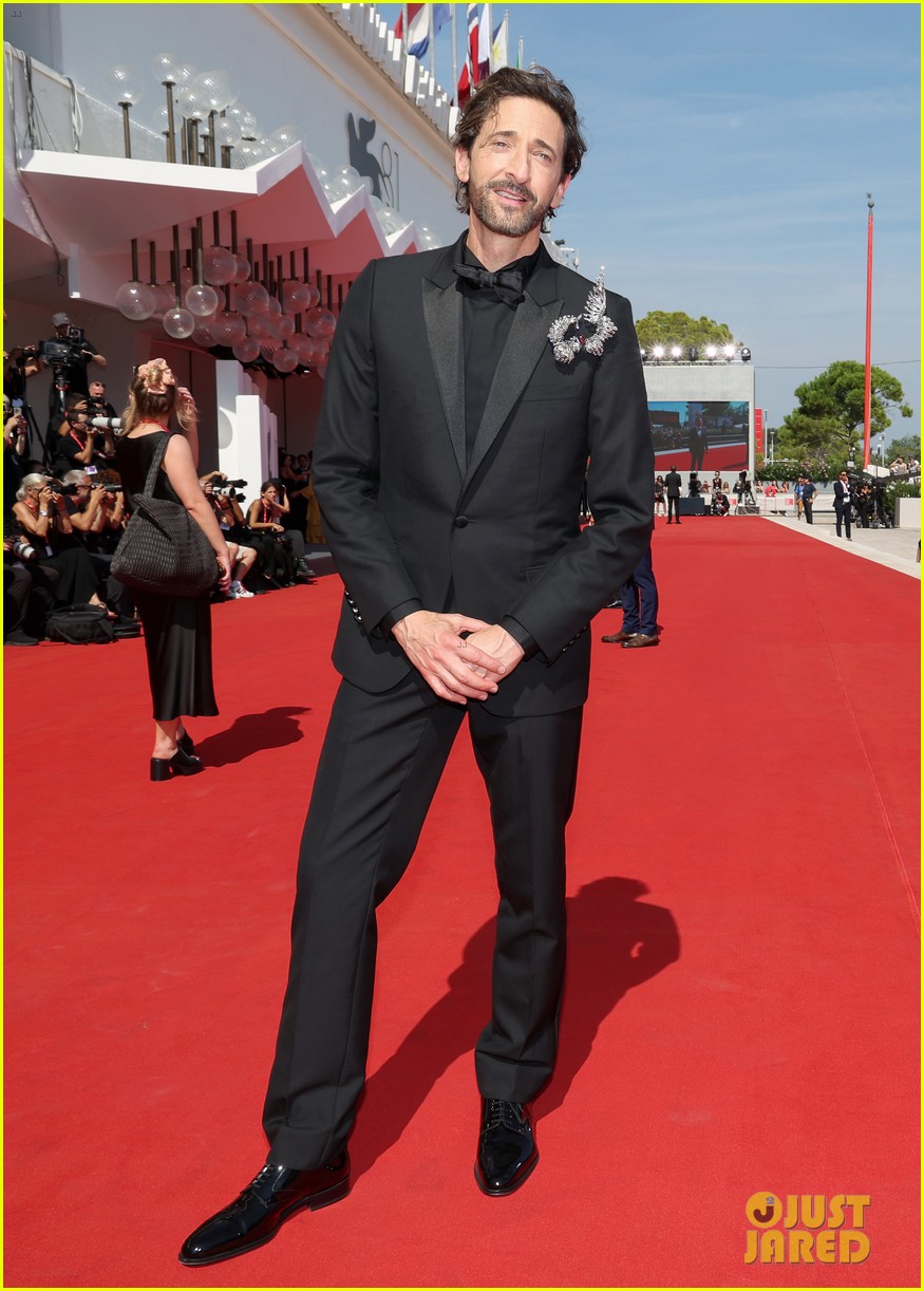 Adrien Brody & Felicity Jones Attend 'The Brutalist' Premiere at Venice ...