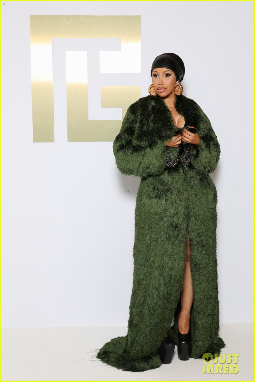 Cardi B, Anitta, Dove Cameron & Damiano David Sit Front Row at Balmain ...