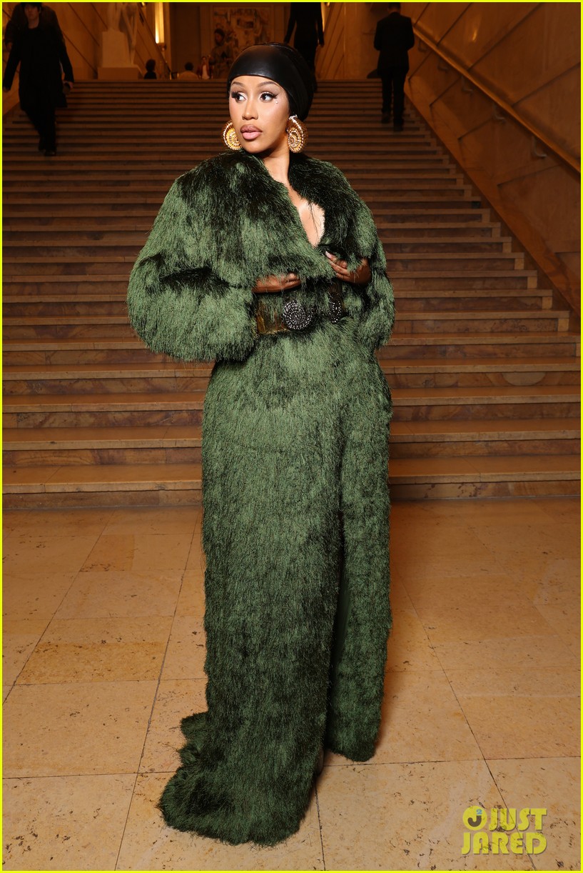 Cardi B, Anitta, Dove Cameron & Damiano David Sit Front Row at Balmain ...