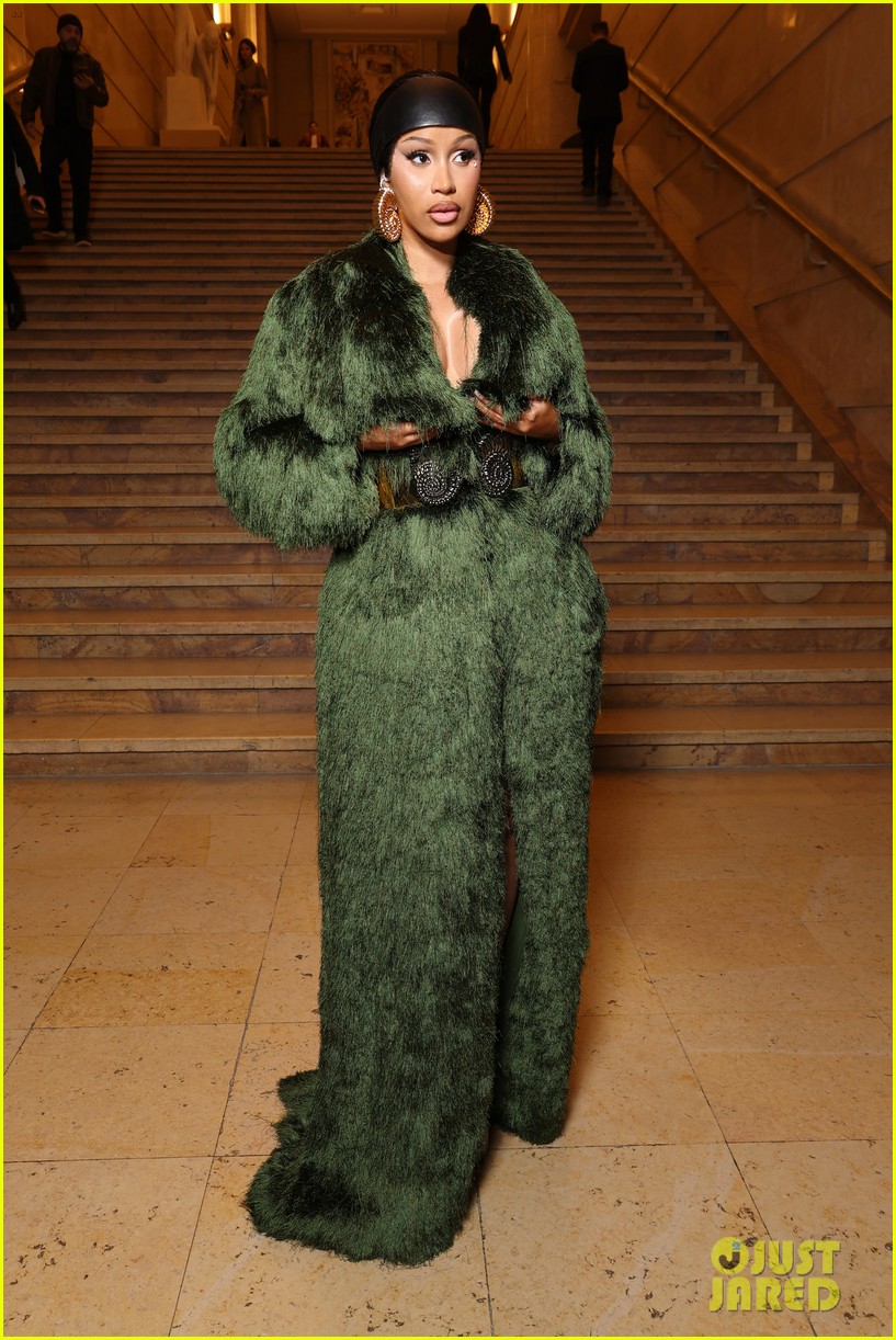 Cardi B, Anitta, Dove Cameron & Damiano David Sit Front Row at Balmain ...