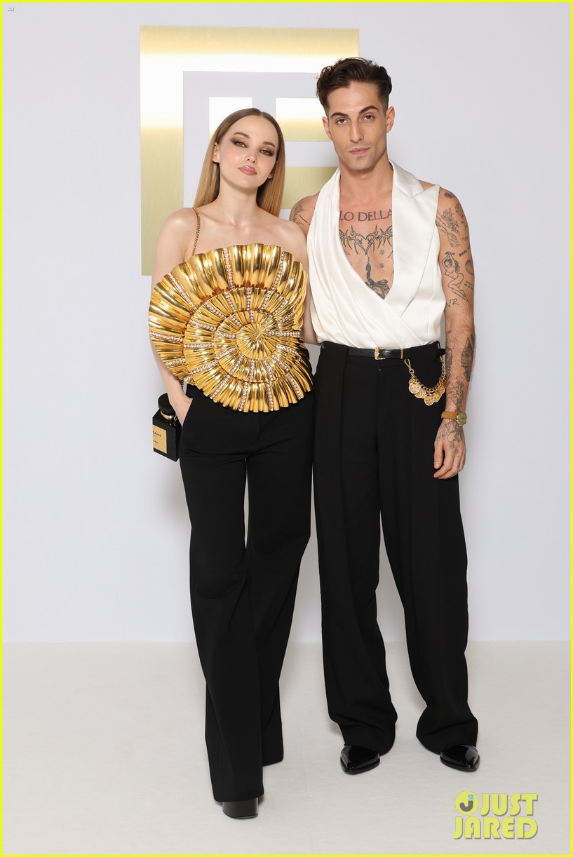 Cardi B, Anitta, Dove Cameron & Damiano David Sit Front Row at Balmain ...