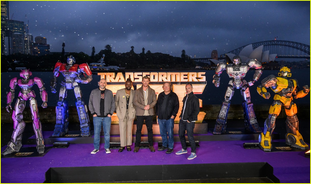 Chris Hemsworth & Brian Tyree Henry Attend 'Transformers One' Photocall ...