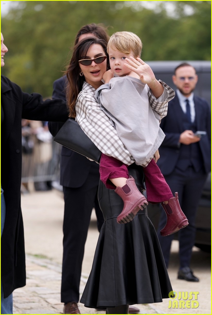 Emily Ratajkowski's Son Sly Bear Makes Official Debut During Paris ...