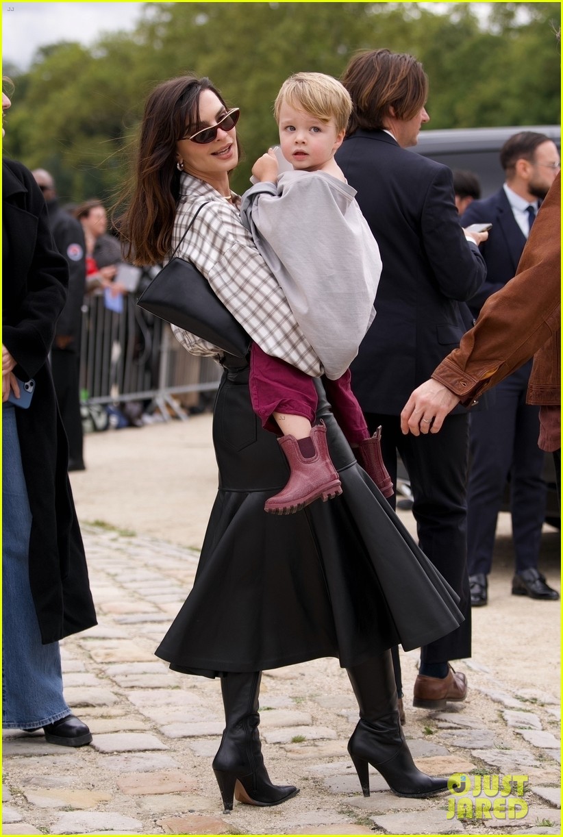 Emily Ratajkowski's Son Sly Bear Makes Official Debut During Paris ...