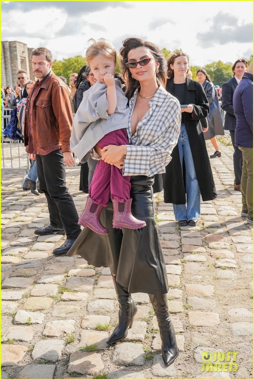 Emily Ratajkowski's Son Sly Bear Makes Official Debut During Paris ...