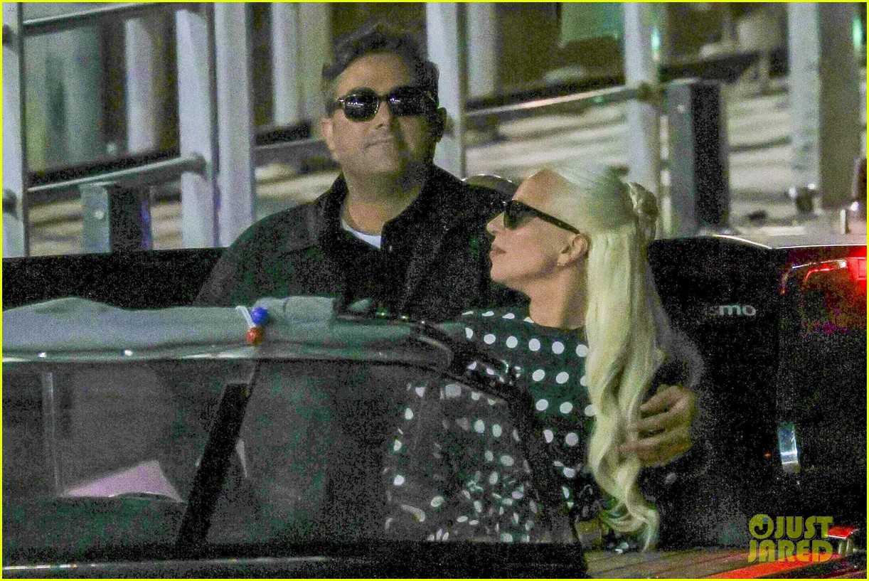 Lady Gaga Goes Back to Blonde Hair as She Arrives in Italy with Fiancé ...