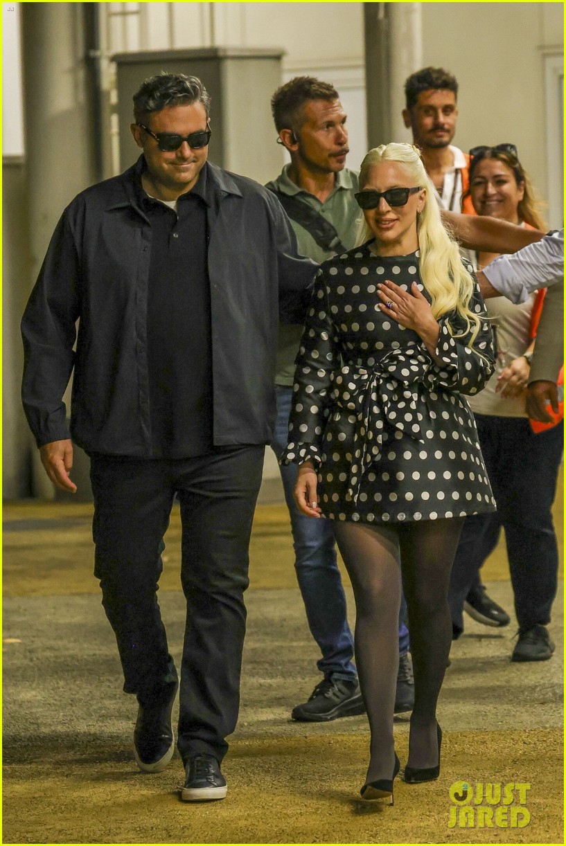 Lady Gaga Goes Back to Blonde Hair as She Arrives in Italy with Fiancé ...