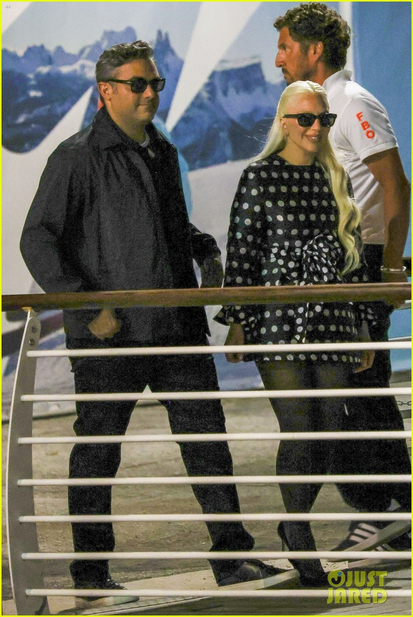 Lady Gaga Goes Back to Blonde Hair as She Arrives in Italy with Fiancé ...