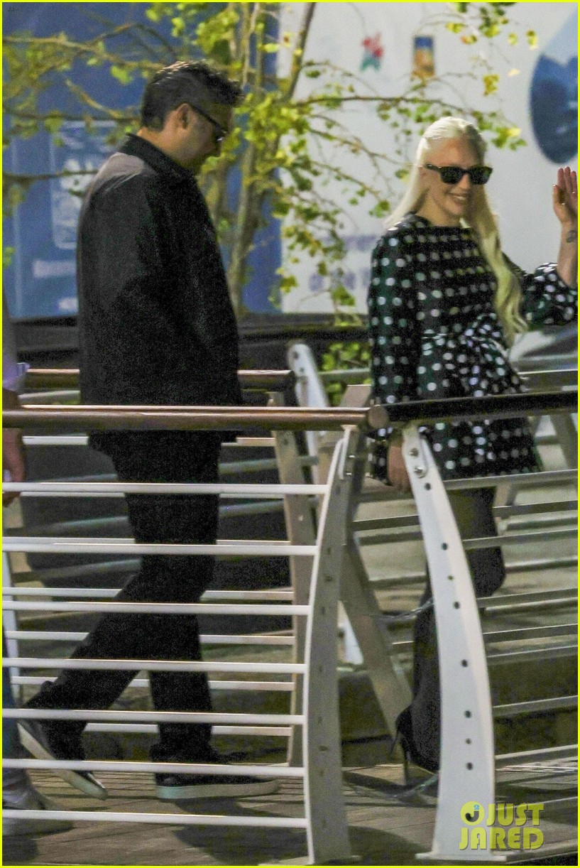 Lady Gaga Goes Back to Blonde Hair as She Arrives in Italy with Fiancé ...