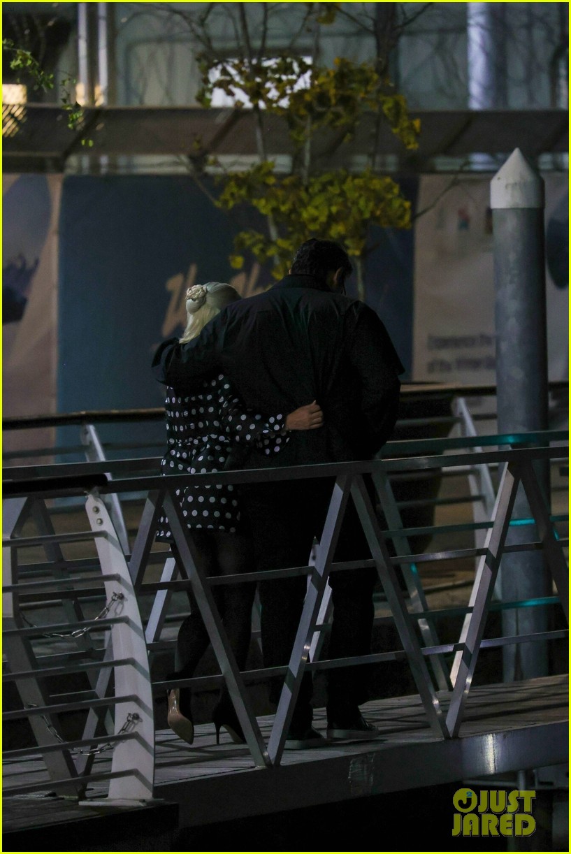 Lady Gaga Goes Back to Blonde Hair as She Arrives in Italy with Fiancé ...