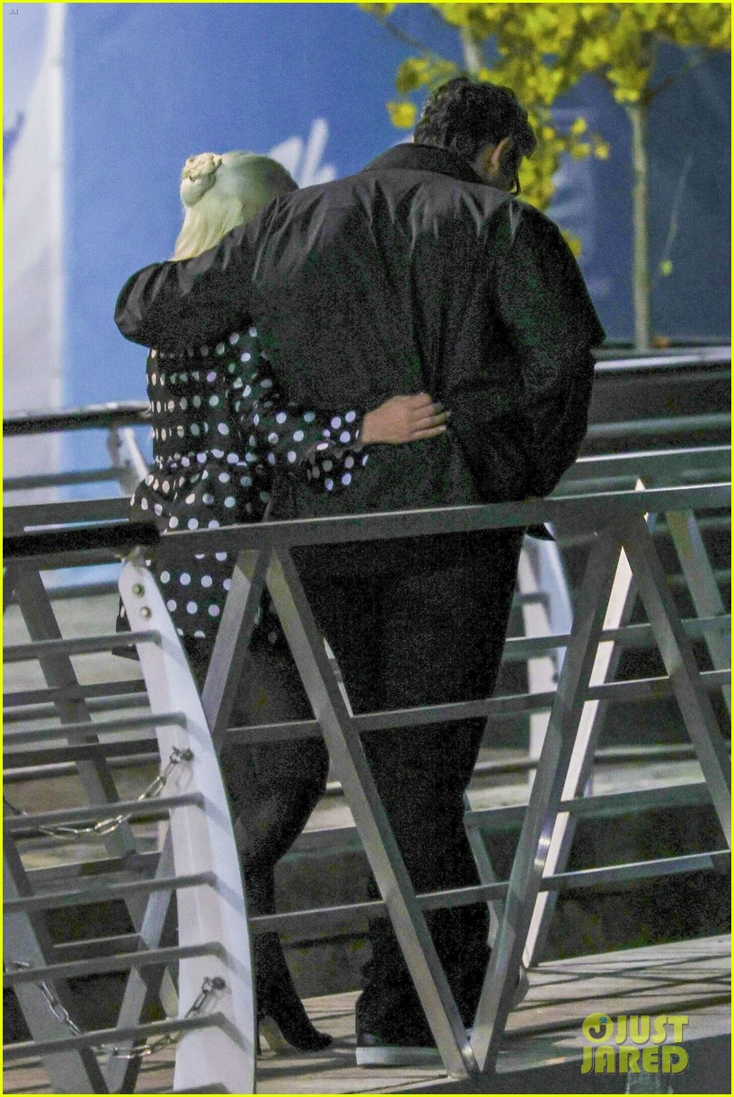 Lady Gaga Goes Back to Blonde Hair as She Arrives in Italy with Fiancé ...