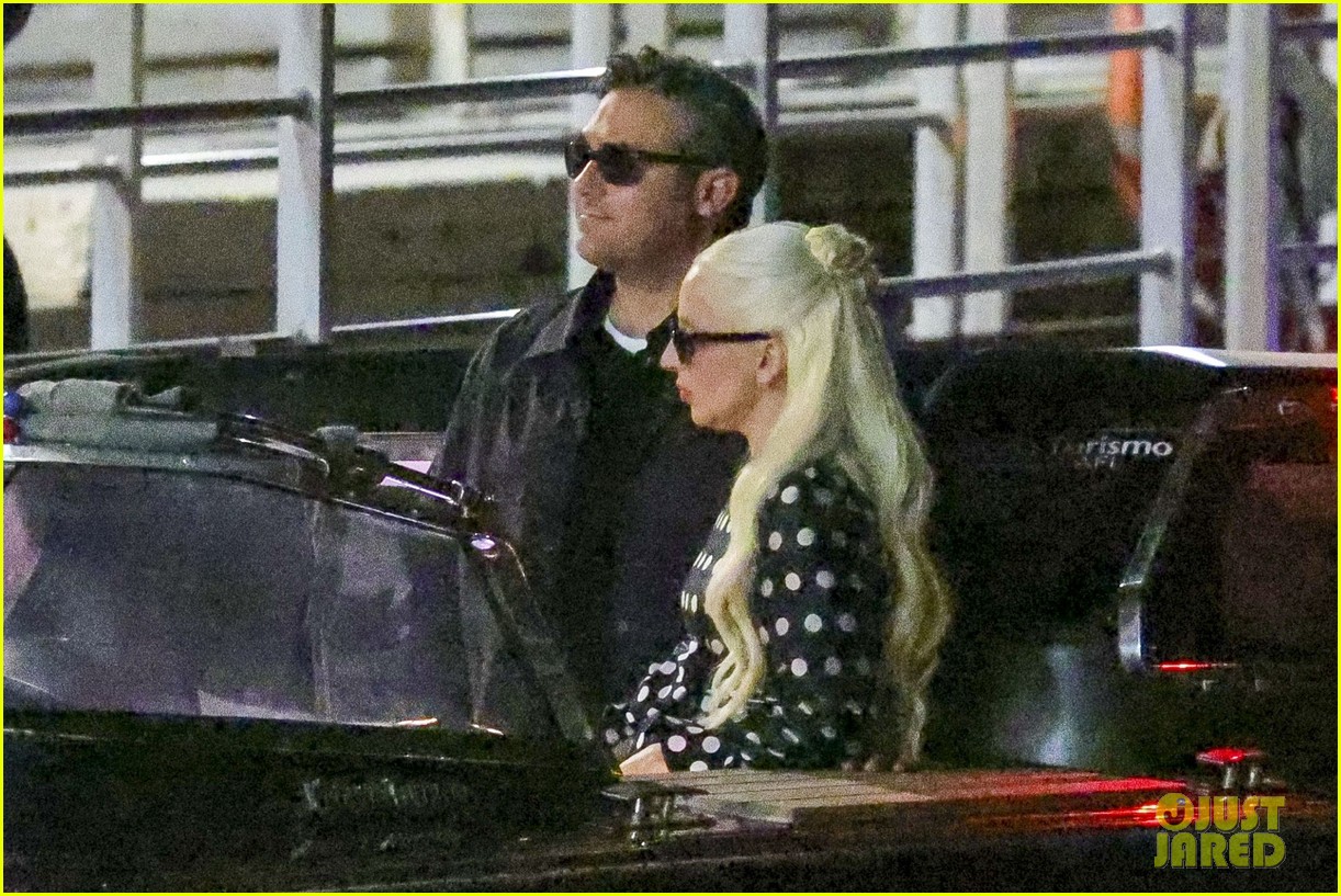 Lady Gaga Goes Back to Blonde Hair as She Arrives in Italy with Fiancé ...