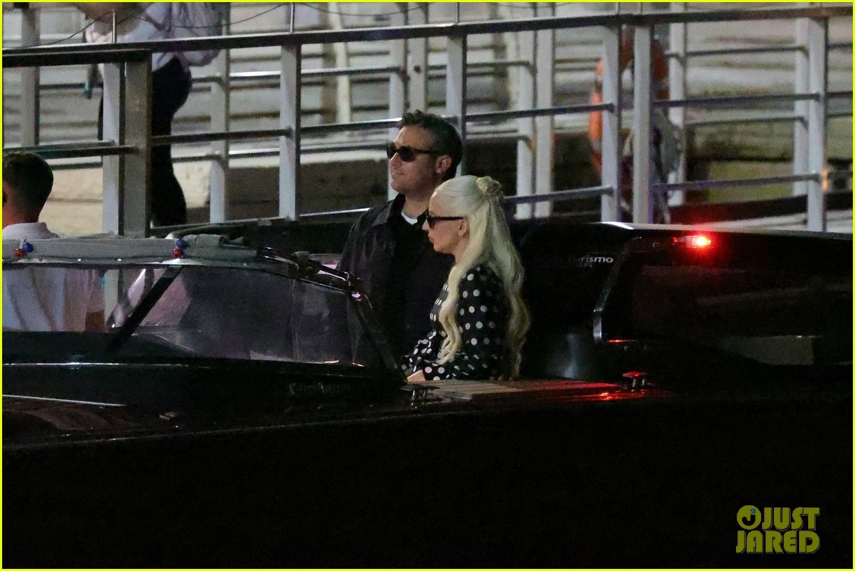 Lady Gaga Goes Back to Blonde Hair as She Arrives in Italy with Fiancé ...