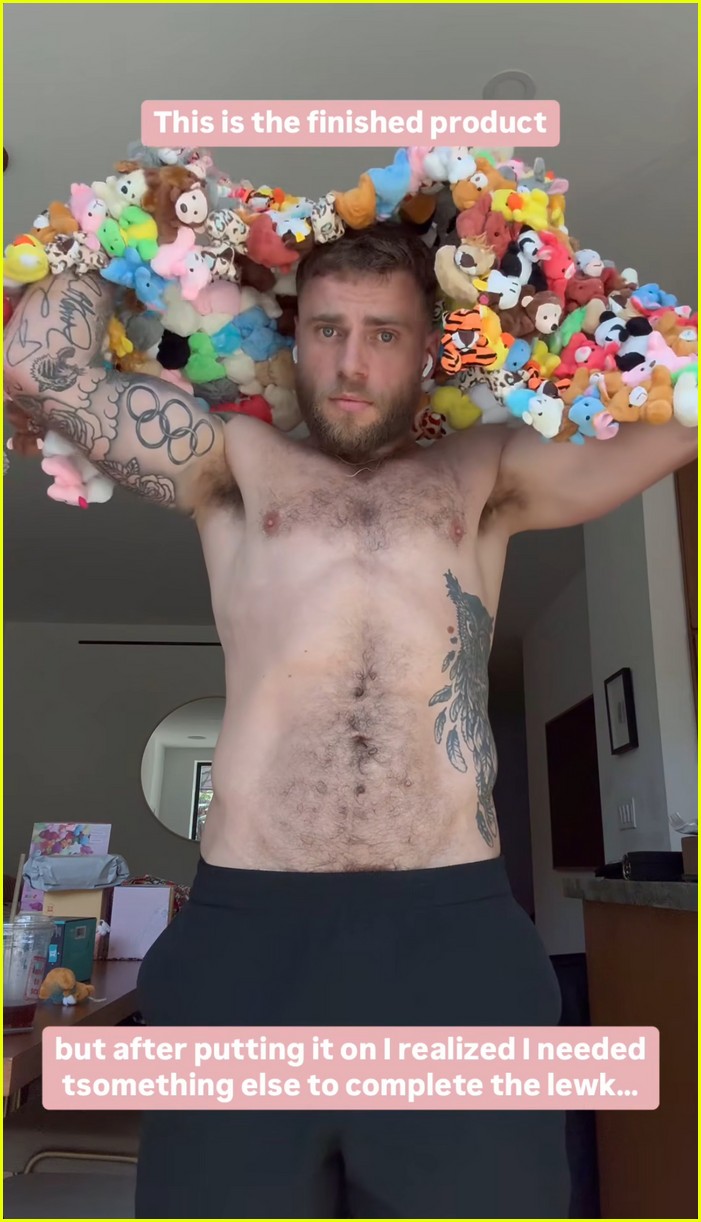 Gus Kenworthy Wore a Jock Strap Made Out of Stuffed Animals at Burning Man 2024!: Photo 5072604 ...