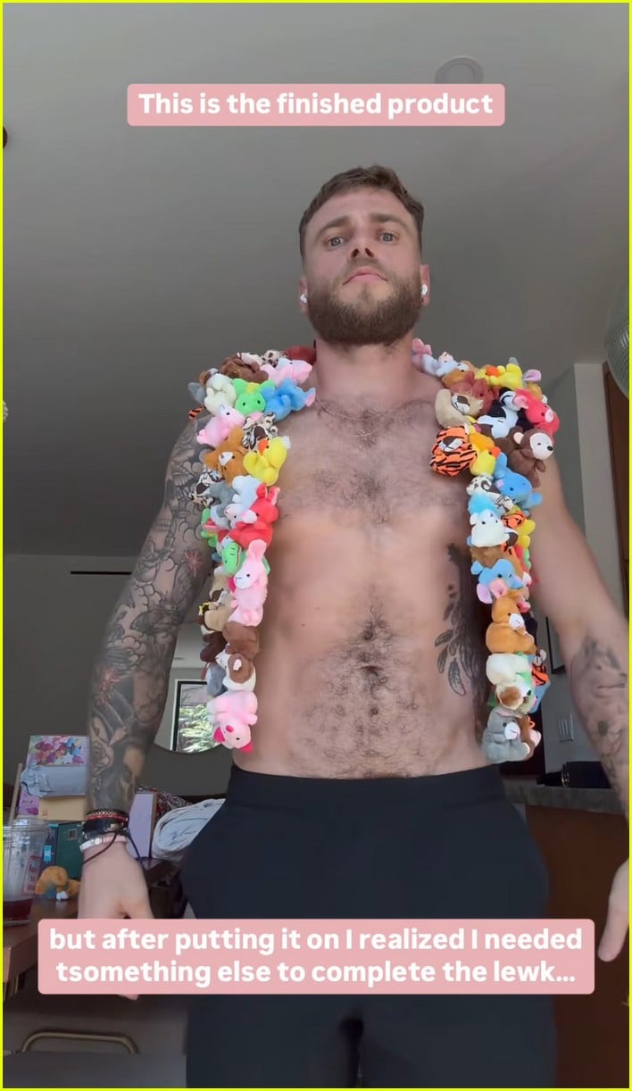 Gus Kenworthy Wore a Jock Strap Made Out of Stuffed Animals at Burning ...