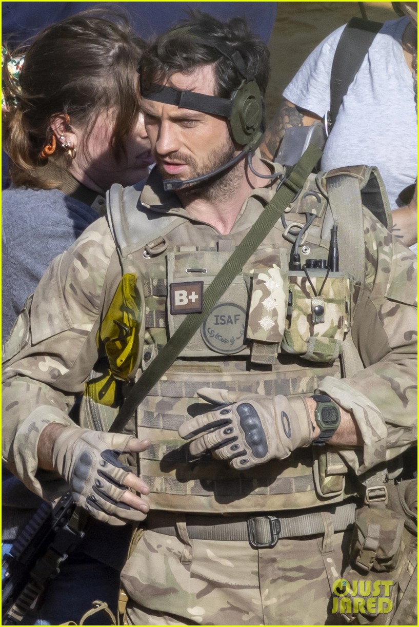 Aaron Taylor-Johnson & Theo James Film Intense Action Scene for 'Fuze ...