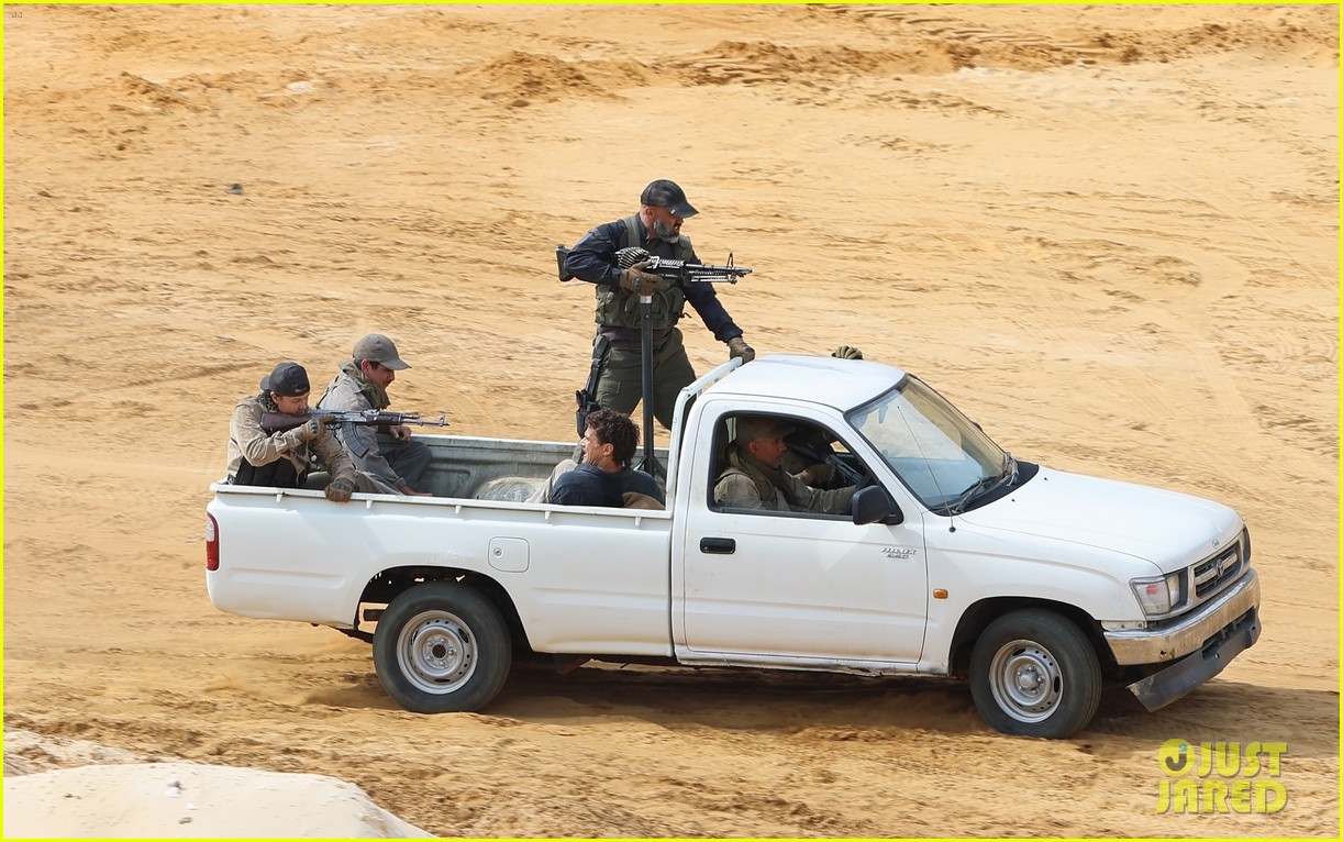 Aaron Taylor-Johnson & Theo James Film Intense Action Scene for 'Fuze ...