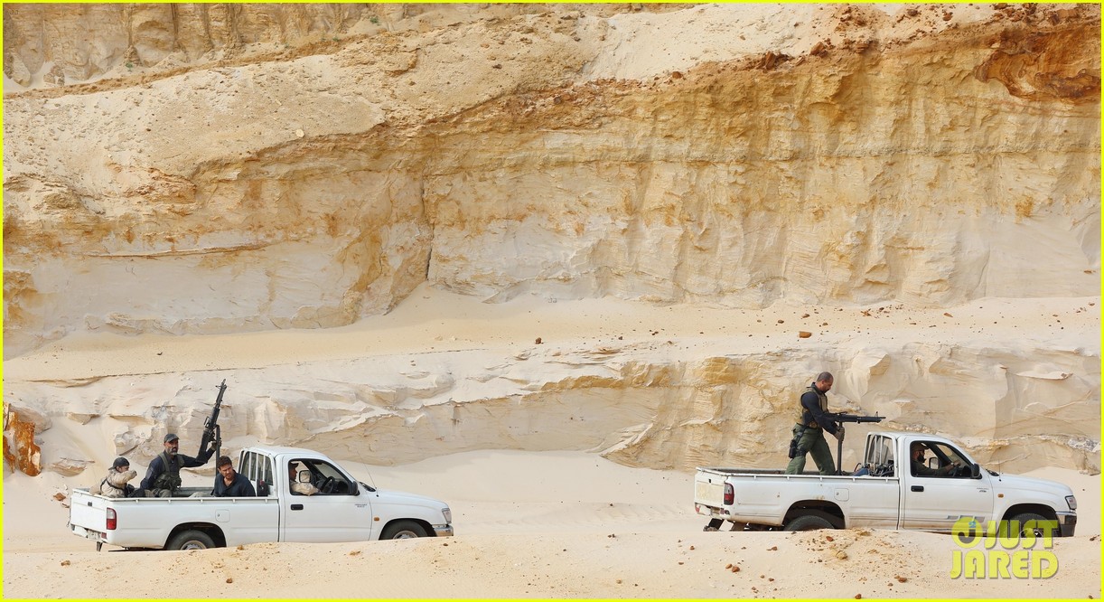 Aaron Taylor-Johnson & Theo James Film Intense Action Scene for 'Fuze ...