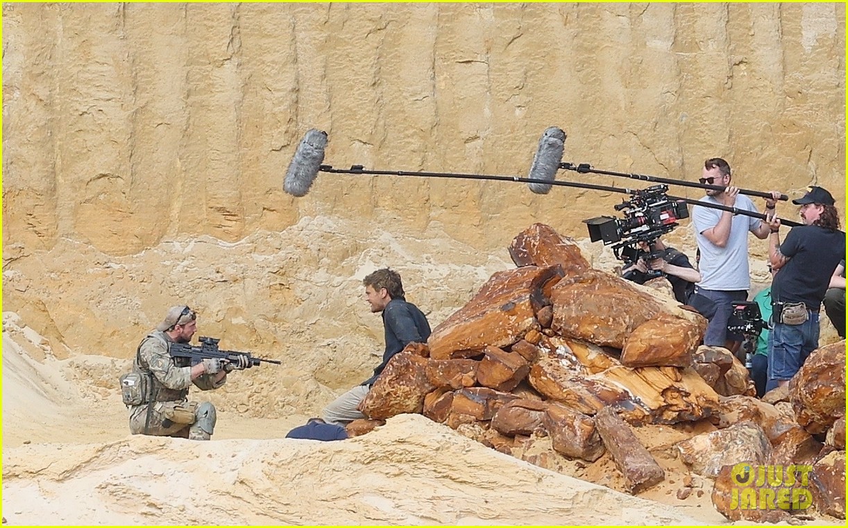 Aaron Taylor-Johnson & Theo James Film Intense Action Scene for 'Fuze ...