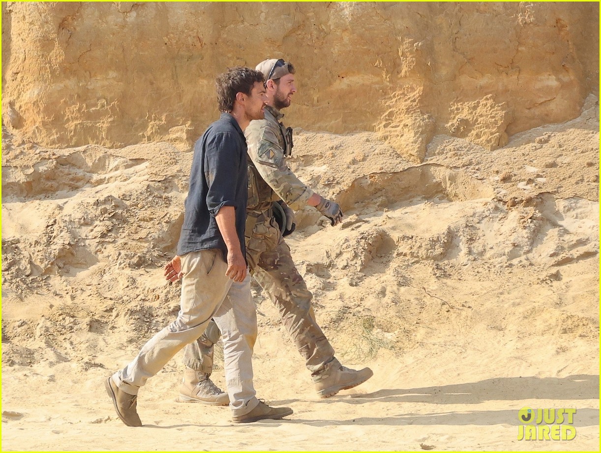 Aaron Taylor-Johnson & Theo James Film Intense Action Scene for 'Fuze ...
