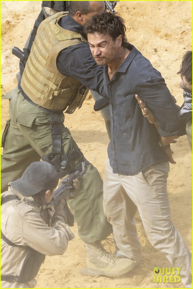 Aaron Taylor-Johnson & Theo James Film Intense Action Scene for 'Fuze ...