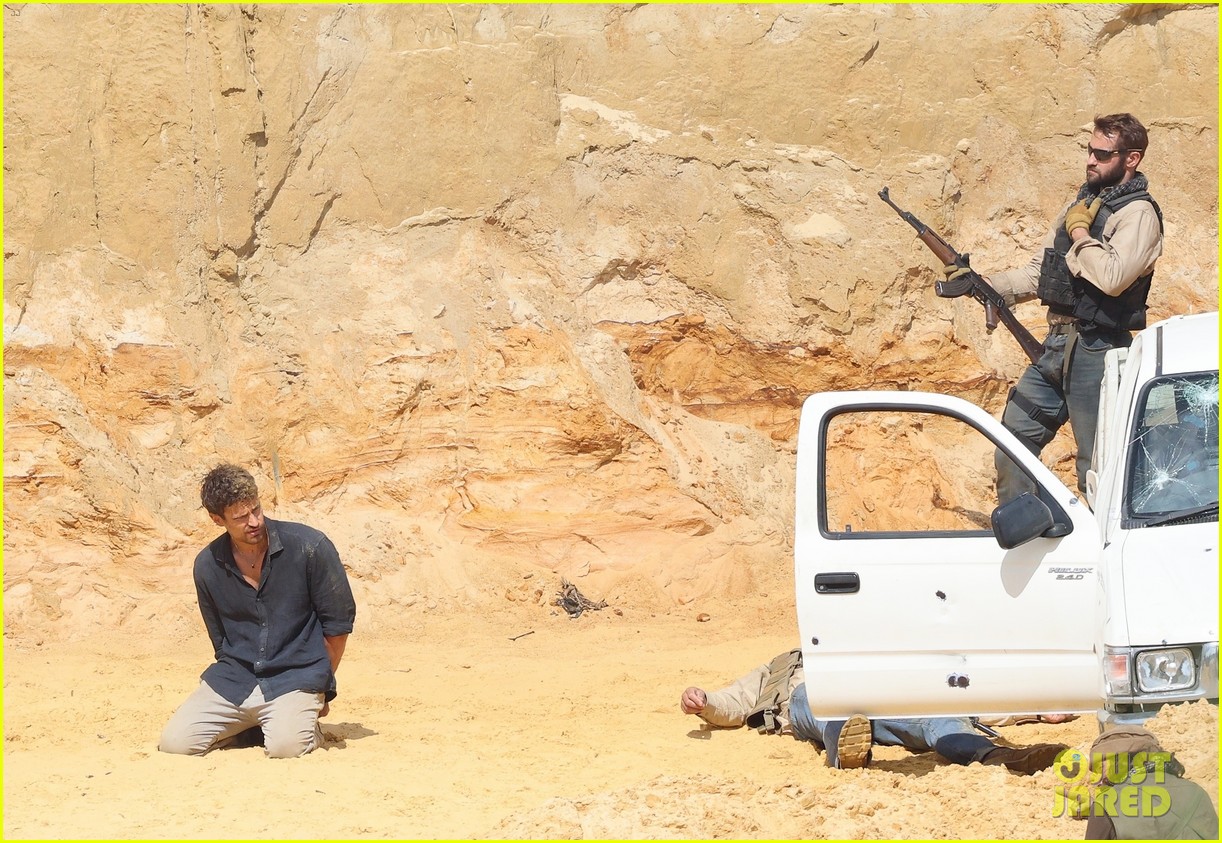 Aaron Taylor-Johnson & Theo James Film Intense Action Scene for 'Fuze ...