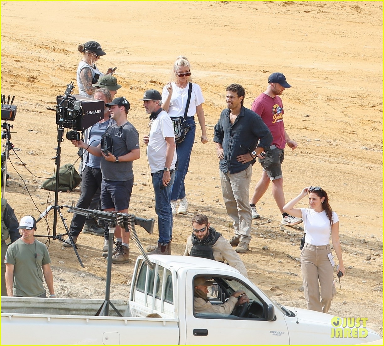 Aaron Taylor-Johnson & Theo James Film Intense Action Scene for 'Fuze ...