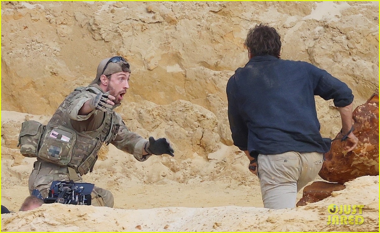 Aaron Taylor-Johnson & Theo James Film Intense Action Scene for 'Fuze ...
