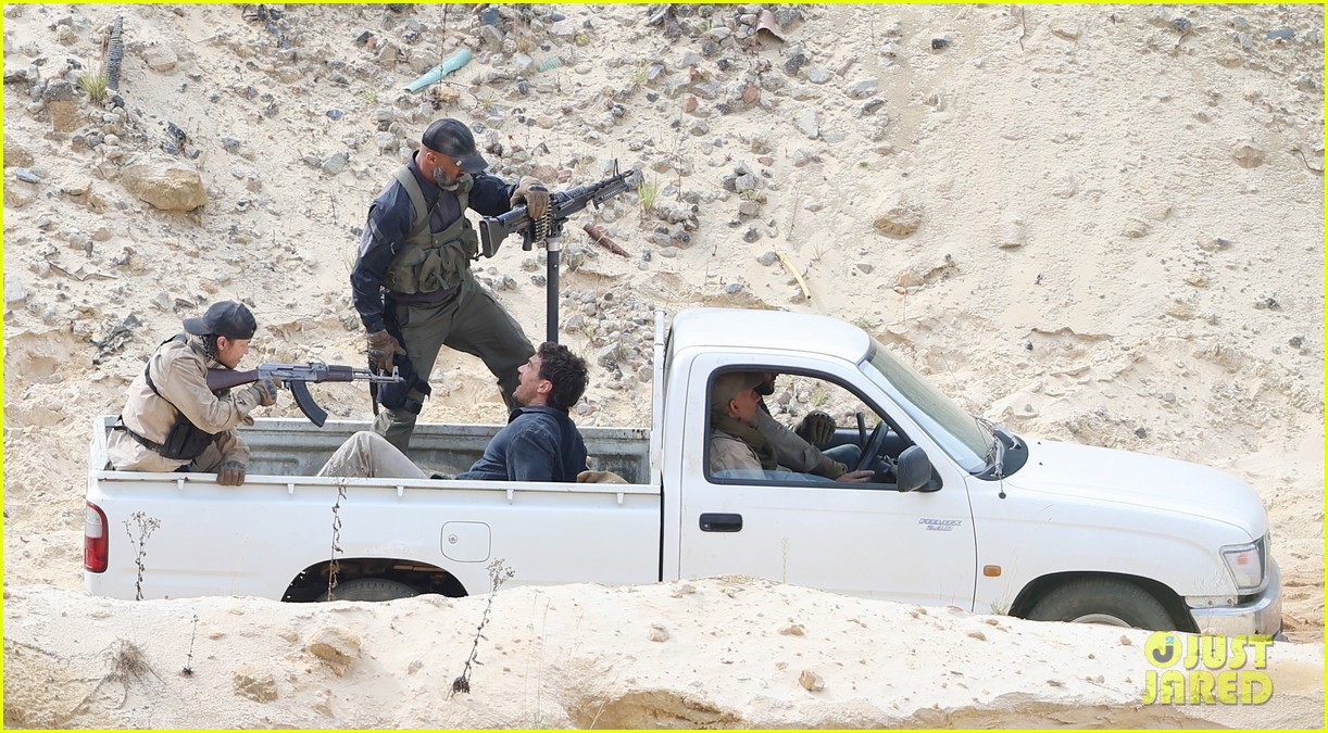 Aaron Taylor-Johnson & Theo James Film Intense Action Scene for 'Fuze ...