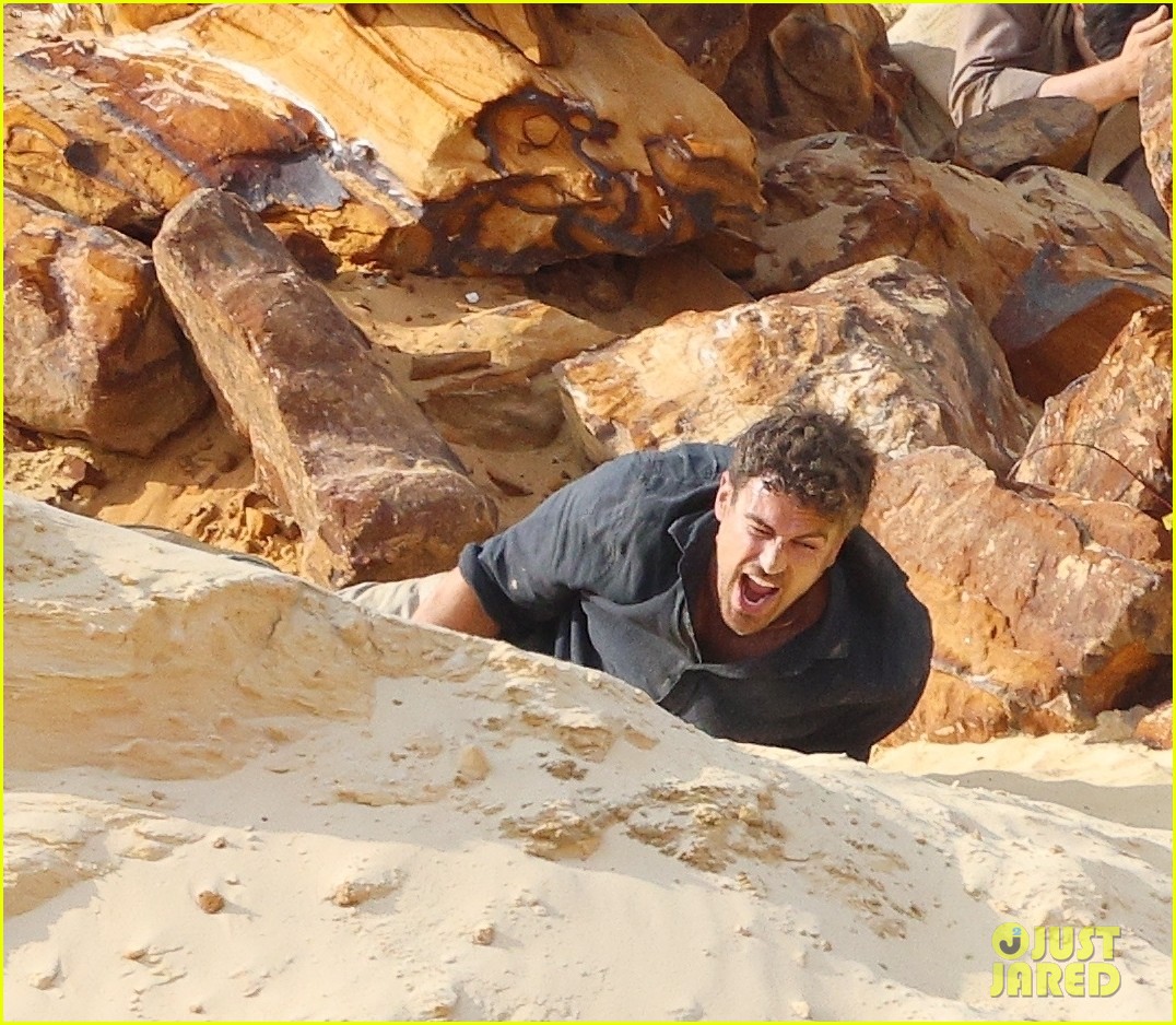 Aaron Taylor-Johnson & Theo James Film Intense Action Scene for 'Fuze ...