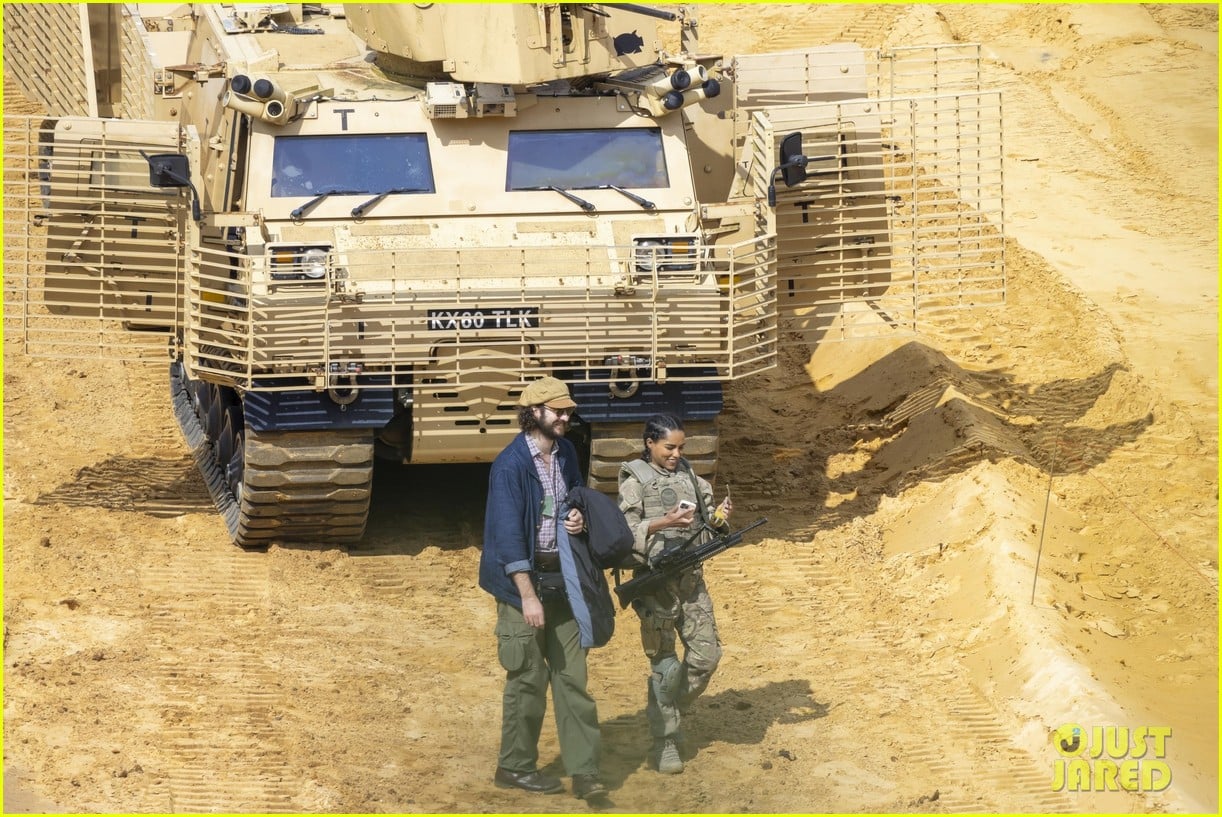 Aaron Taylor-Johnson & Theo James Film Intense Action Scene for 'Fuze ...